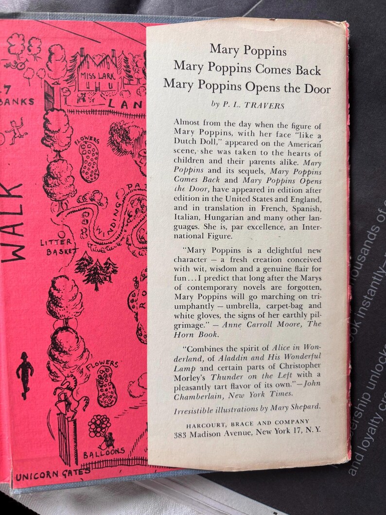 Mary Poppins in the Park by P L Travers - 1952 First American Edition ...
