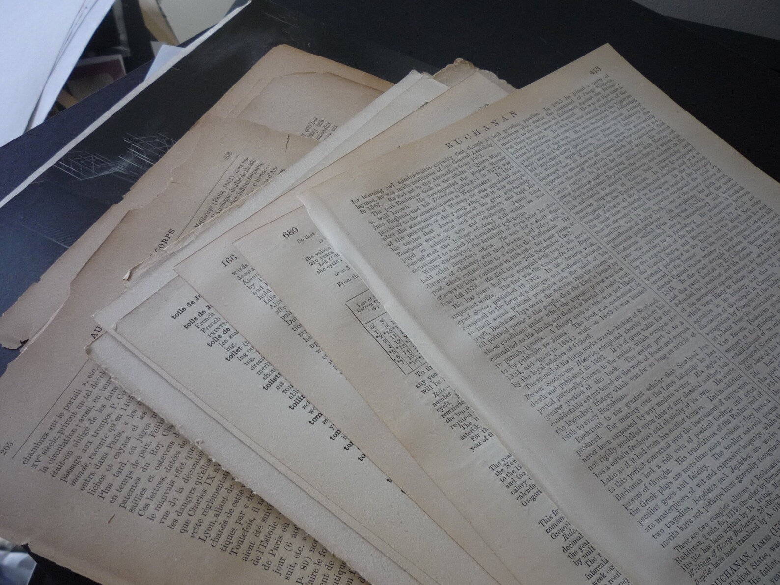 Antique Pages From 1880 to 1930 Aged Paper - Bundles of Old Book Pages ...