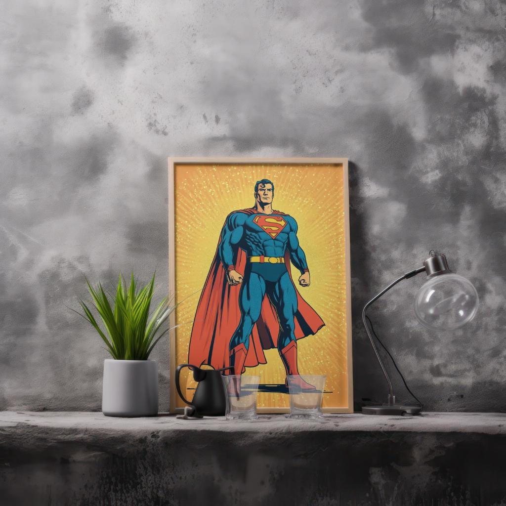 Boy Poster for Room, Superhero Poster Print, Superhero Posters Men ...