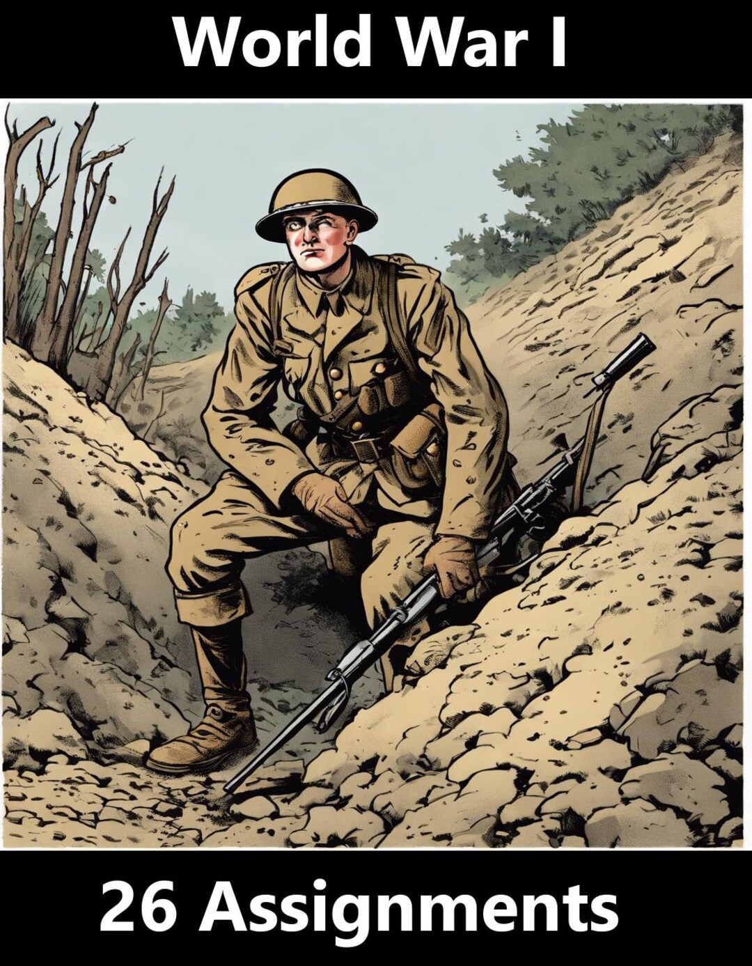 World War I Worksheet Packet 26 Assignments - Etsy