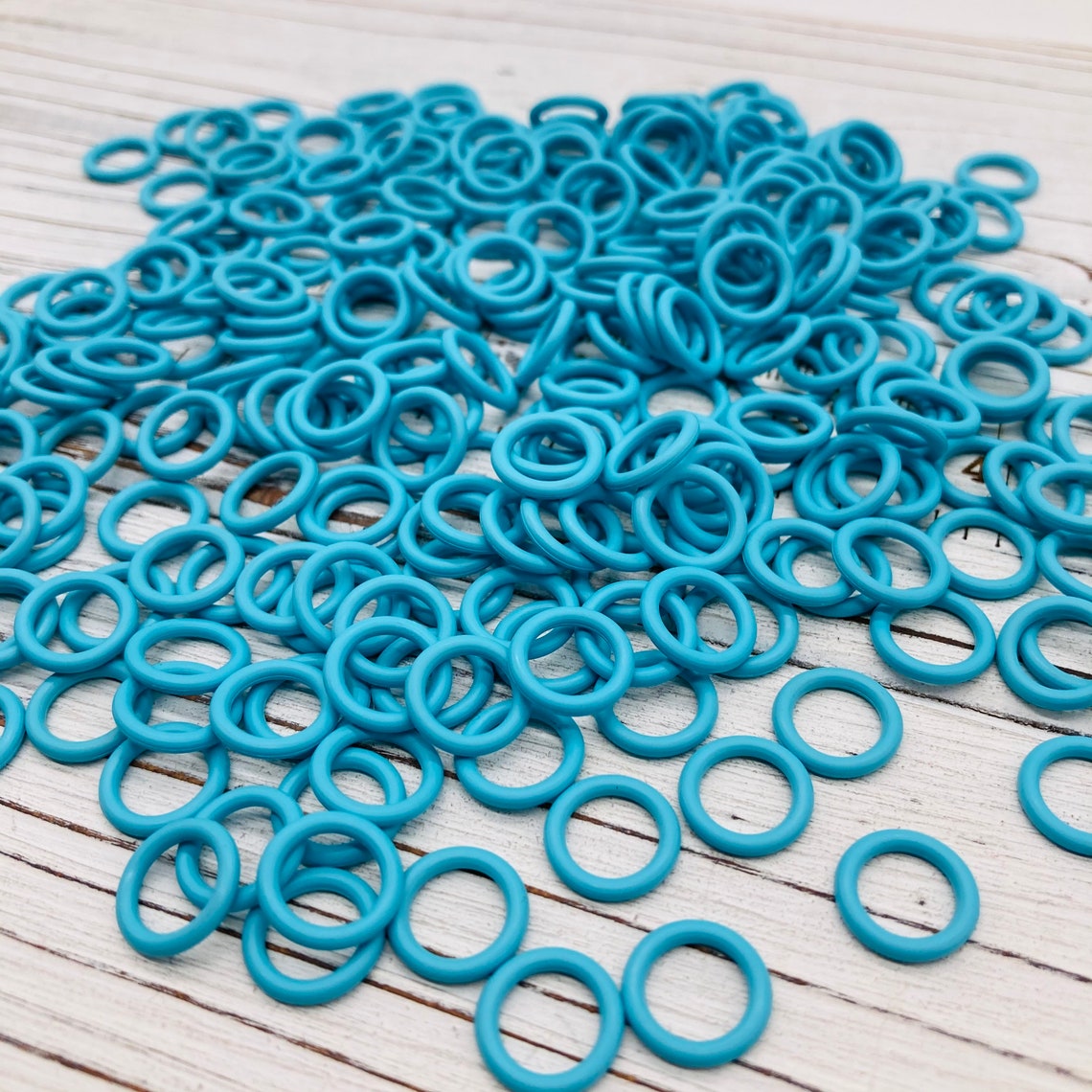 16g 5/16 Stretchy Light Blue Rubber Jump Rings 1oz 300 Rings | Etsy