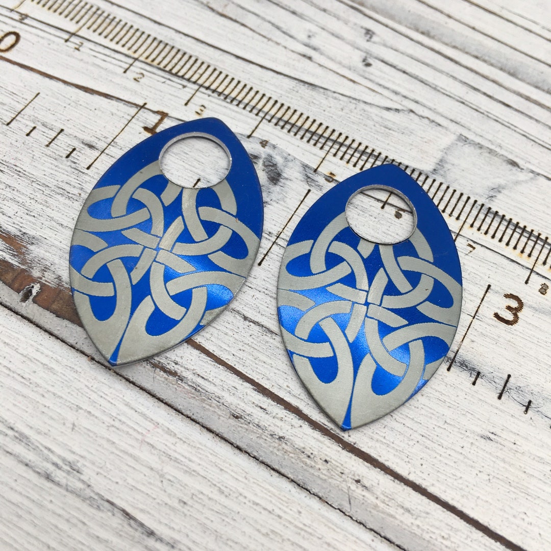Laser Etched Celtic Knot Anodized Aluminum Large Scales - Etsy