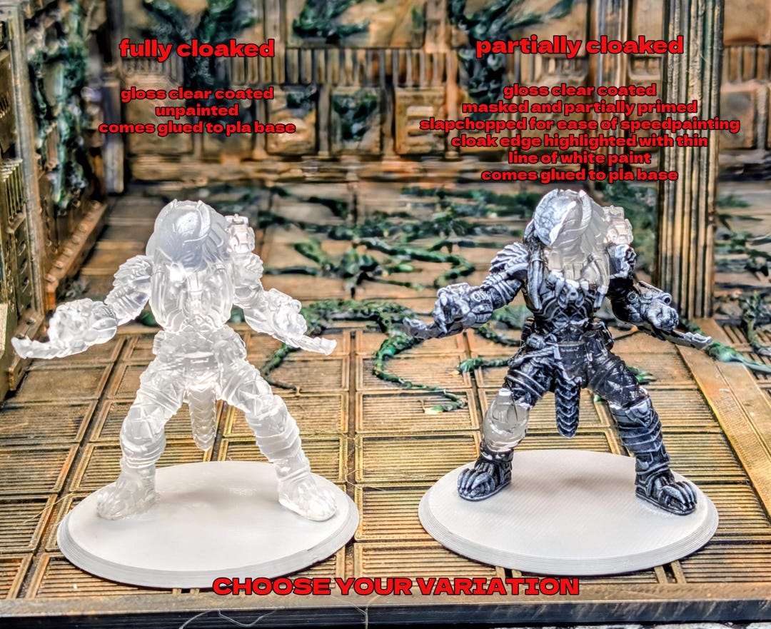 Cloaked Predator Minis WAVE 2 - Etsy