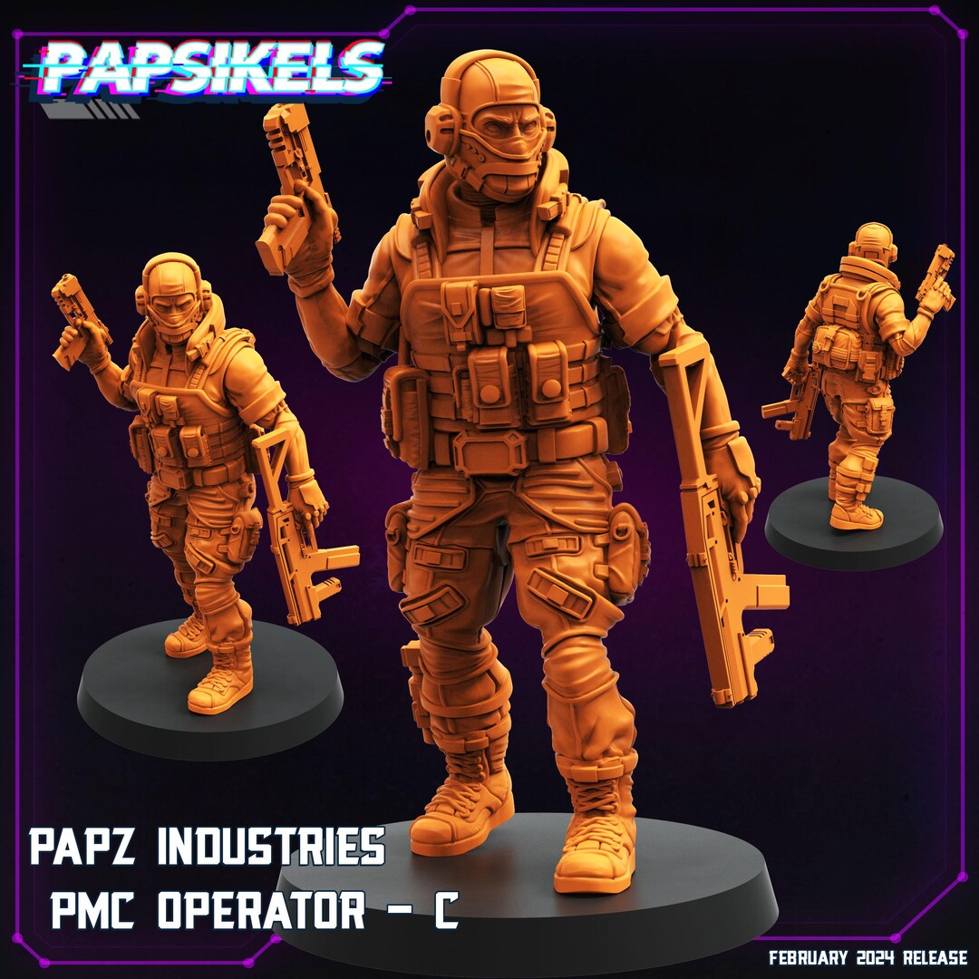 Papz Industries PMC Operator 32mm Scale - Etsy