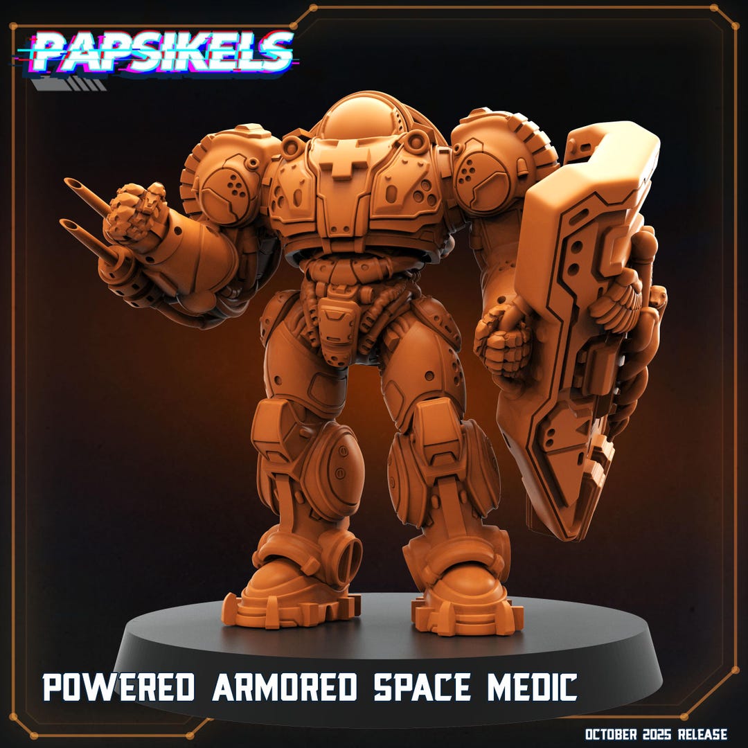 Power Armored Space Medic 32mm Scale - Etsy