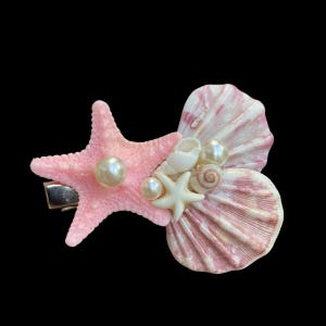 Handmade Seashell Hair Clip: Beach Mermaid Accessory - Etsy
