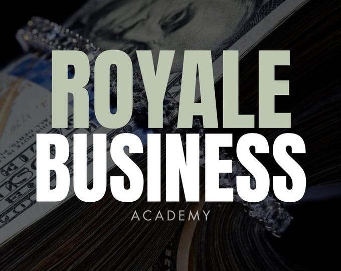 Royale Business Academy DFY Digital Course PLR Digital Products Bundle ...