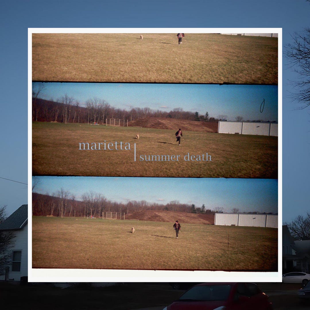 Marietta - "summer Death" Album Cover Poster, Emo Band, Fanmade Matte ...