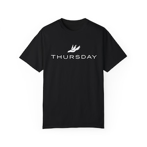 Thursday Emo Band Dove Logo Shirt, Emo Post-hardcore Music, Logo Band ...
