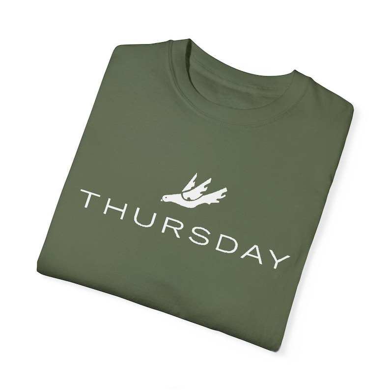 Thursday Emo Band Dove Logo Shirt, Emo Post-hardcore Music, Logo Band ...