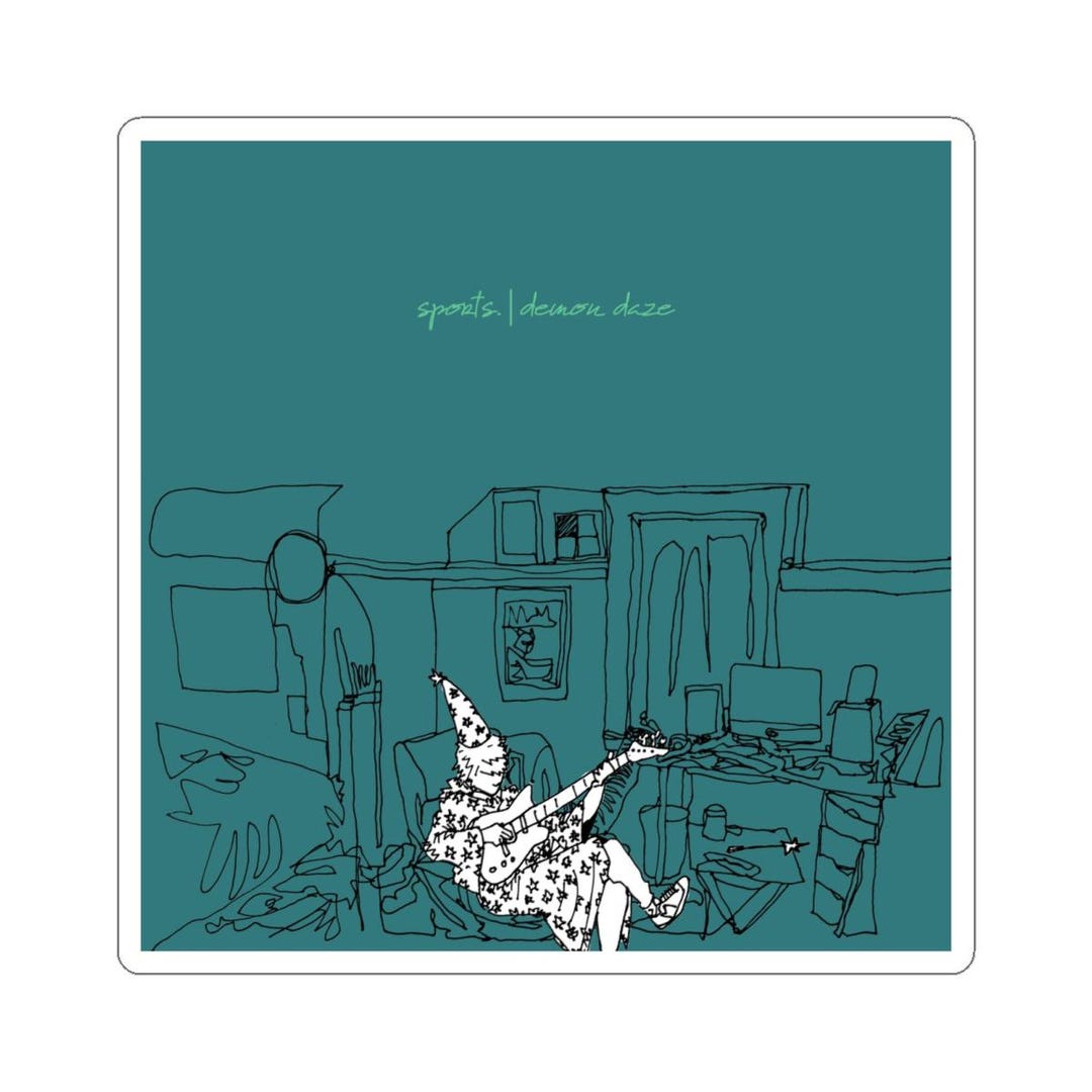 Sports - "demon Daze" Album Cover Sticker, Emo Revival 2010s Nostalgic ...