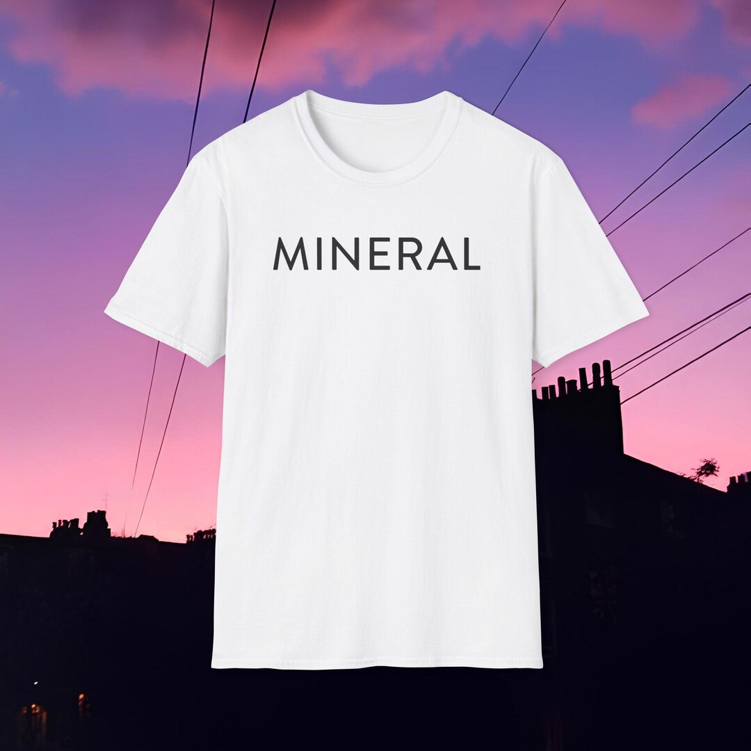 Mineral Emo Band Black Logo Unisex Softstyle T-shirt, Midwest Emo ...