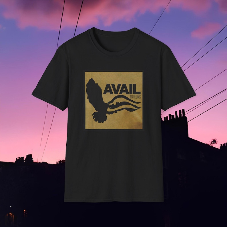 Avail - "over the James" Album Cover Fanmade Unisex Softstyle T-shirt ...