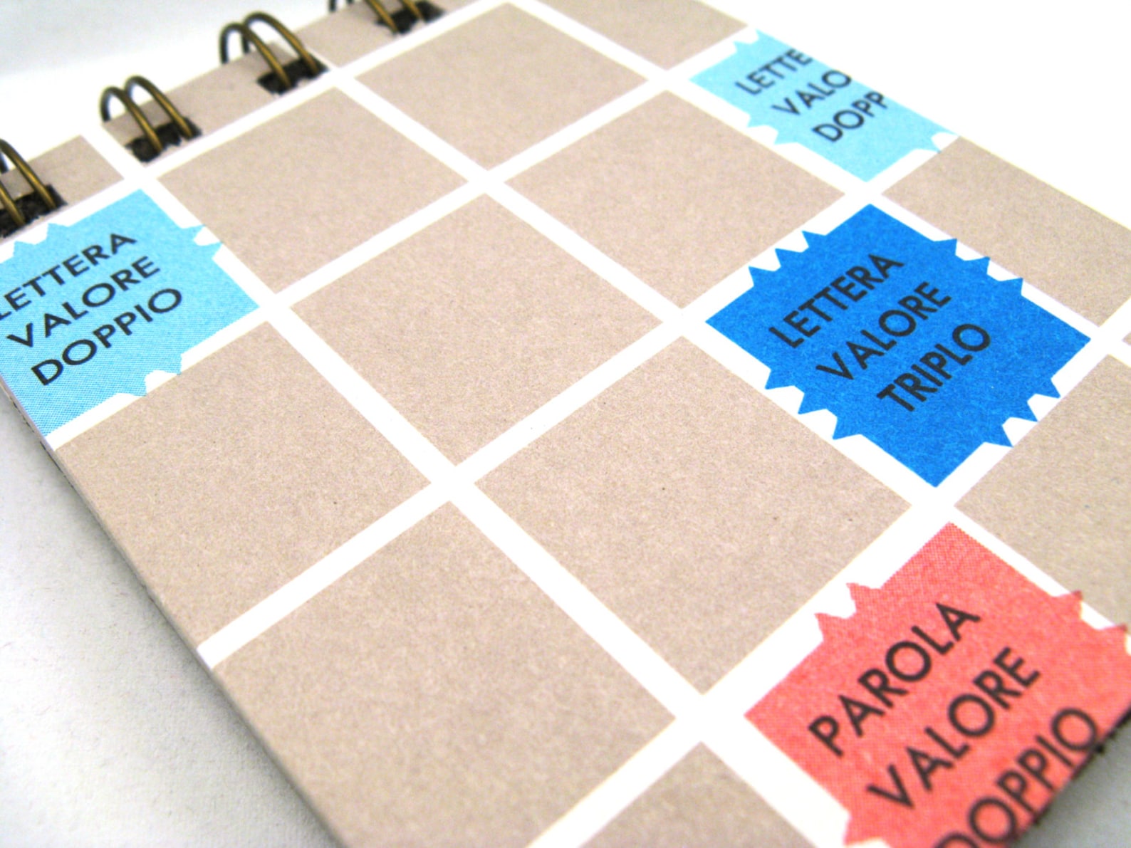 Italian Scrabble Board Notepad - Small - Etsy