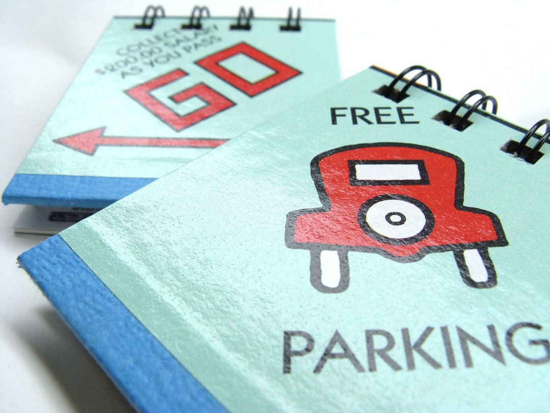 Small Monopoly Game Board Notepad - Etsy