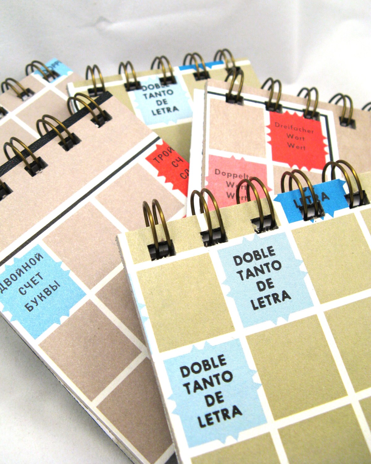Italian Scrabble Board Notepad - Small - Etsy