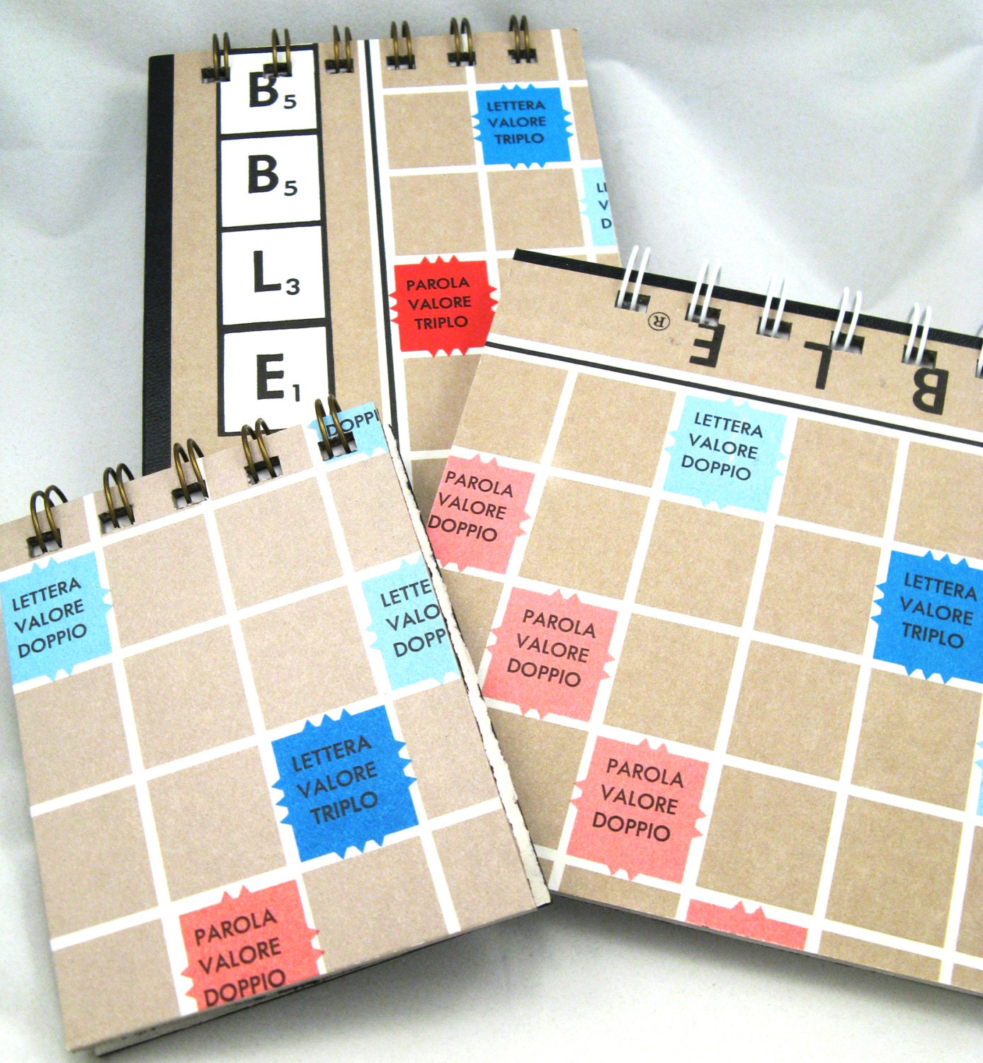 Italian Scrabble Game Board Notepad Medium - Etsy