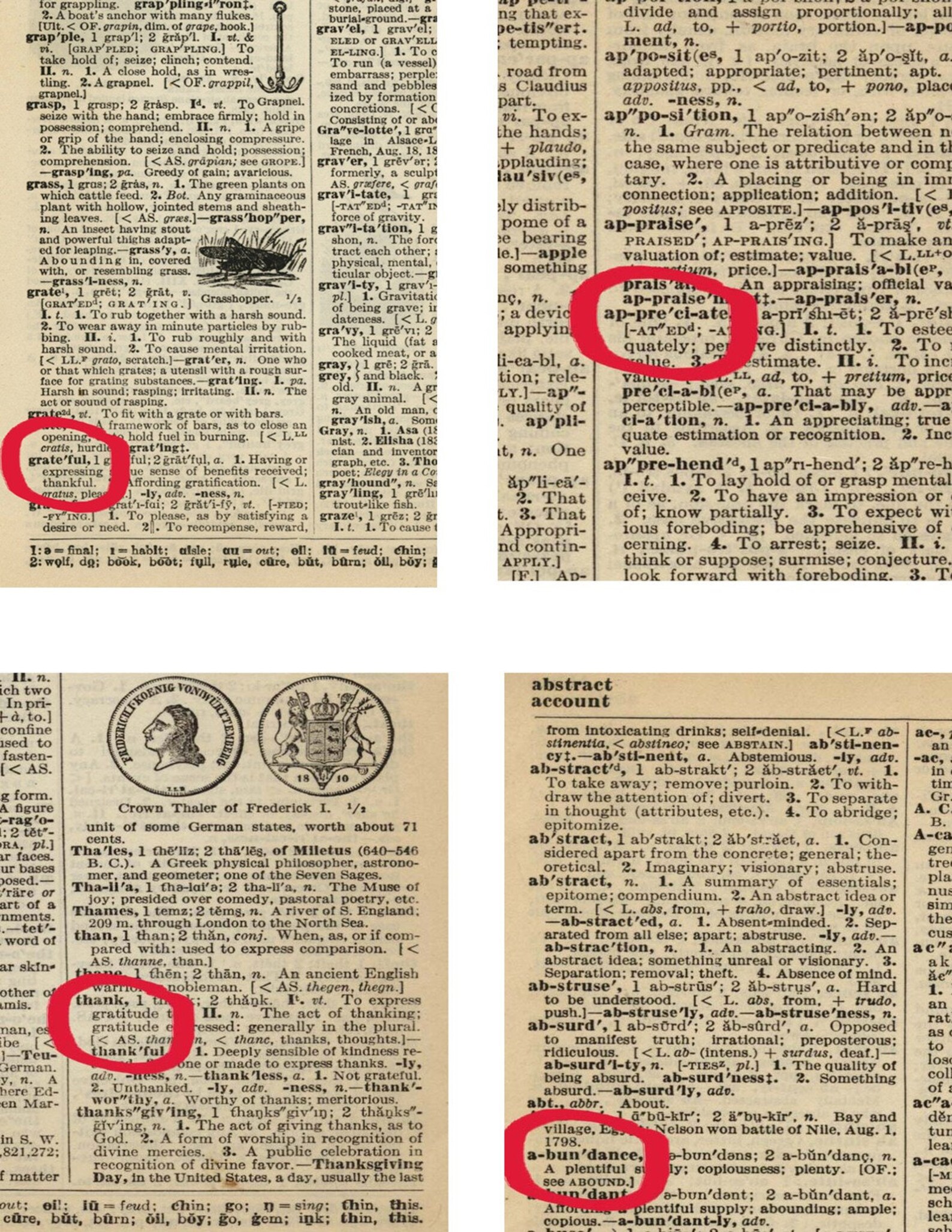 Vintage Dictionary Cards SET OF 12 Great All Occasion Cards - Etsy