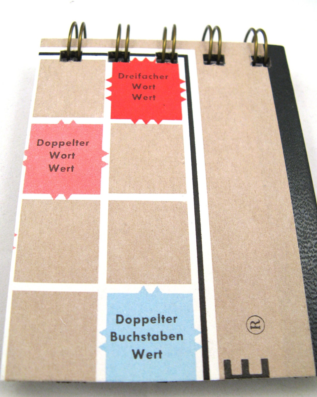 German Scrabble Board Notepad Small - Etsy