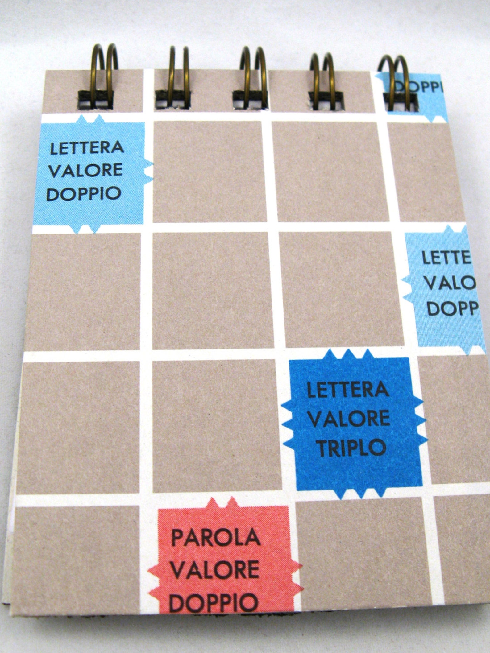 Italian Scrabble Board Notepad - Small - Etsy