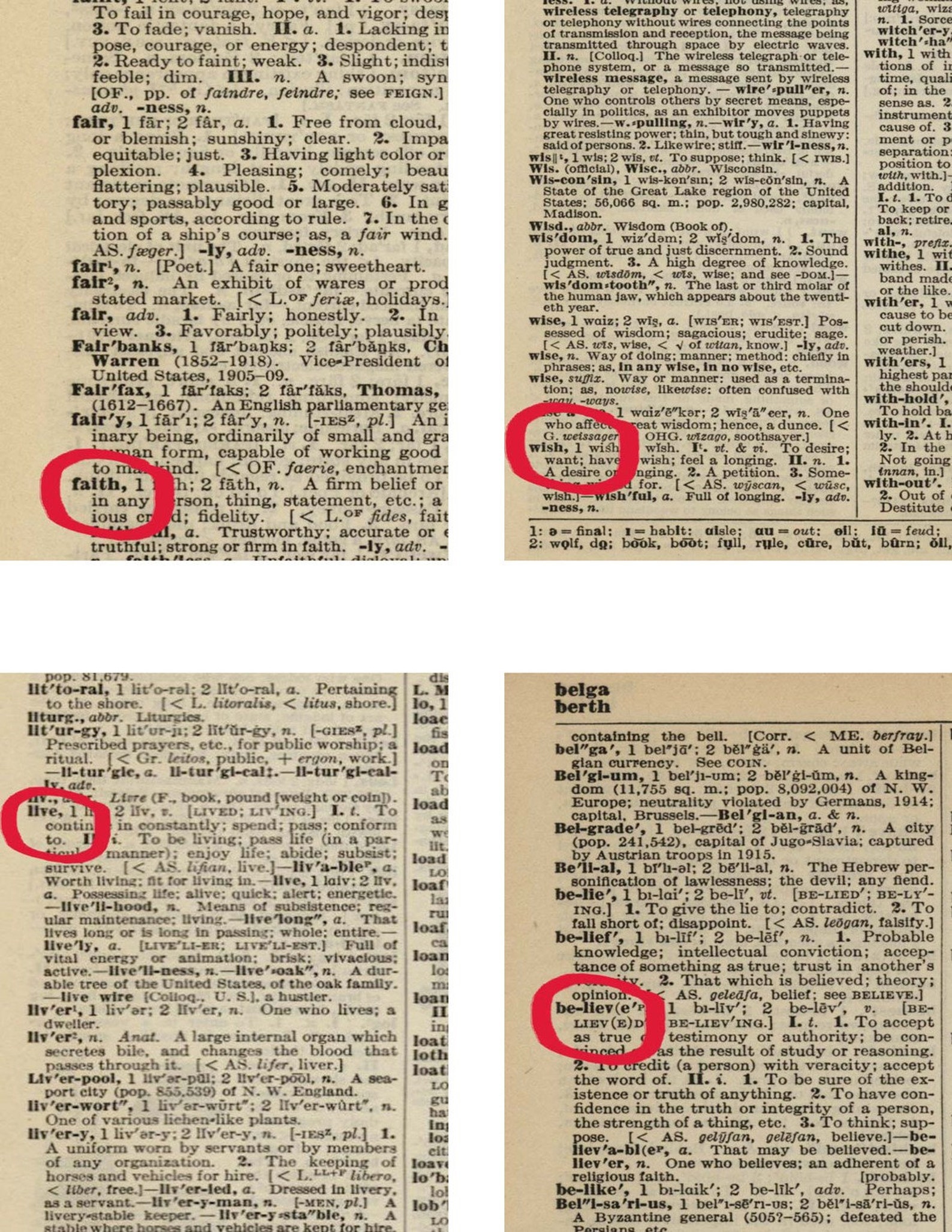 Vintage Dictionary Cards SET OF 12 Great All Occasion Cards - Etsy