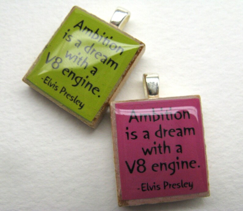 Elvis Presley Quote - Ambition is a Dream With a V8 Engine - Bright ...