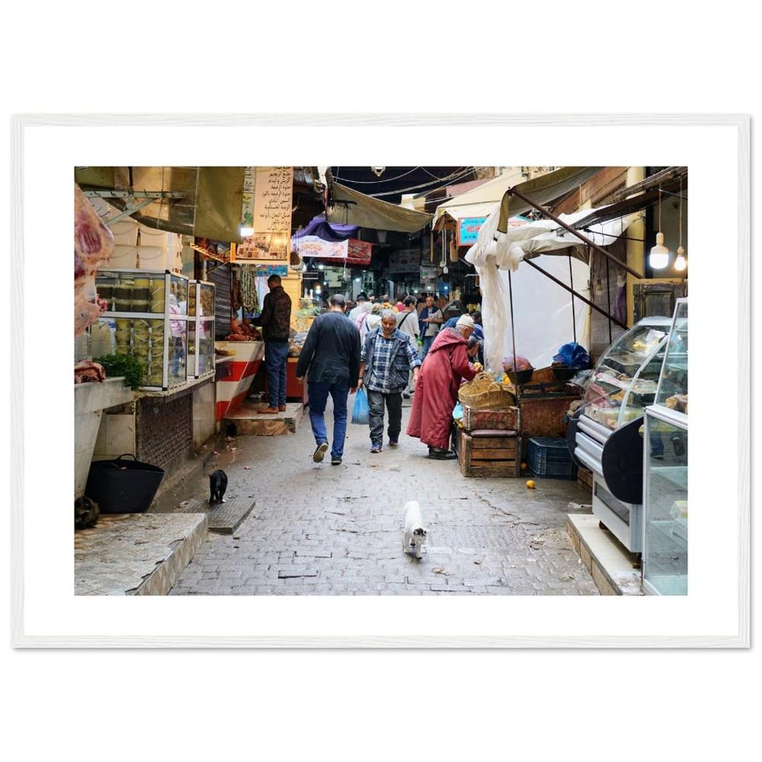 Vibrant Fez Market Scene – Moroccan Street Photography - Etsy