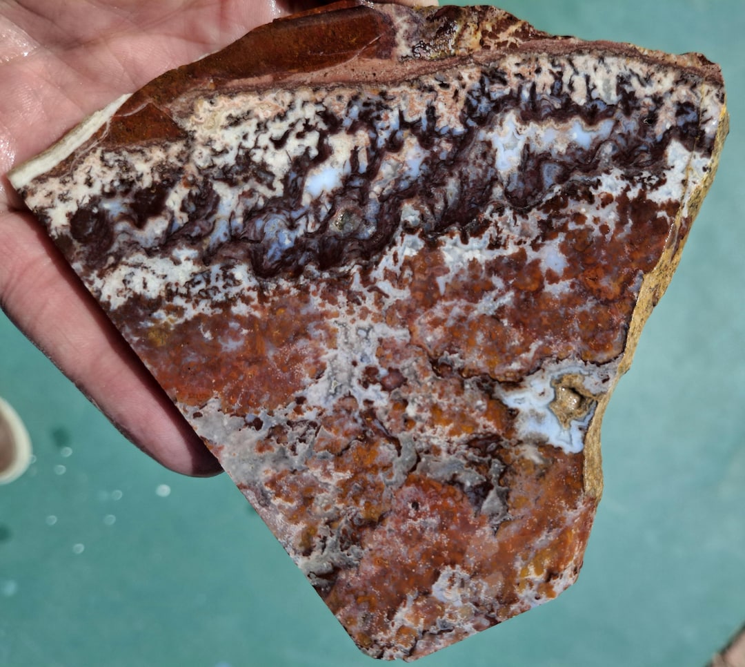 Beautiful Red Jasper Agate From Brenda Arizona - Etsy