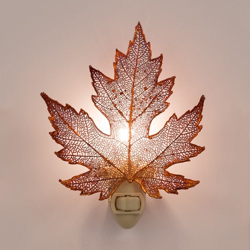 Maple Leaf Night Light - Etsy