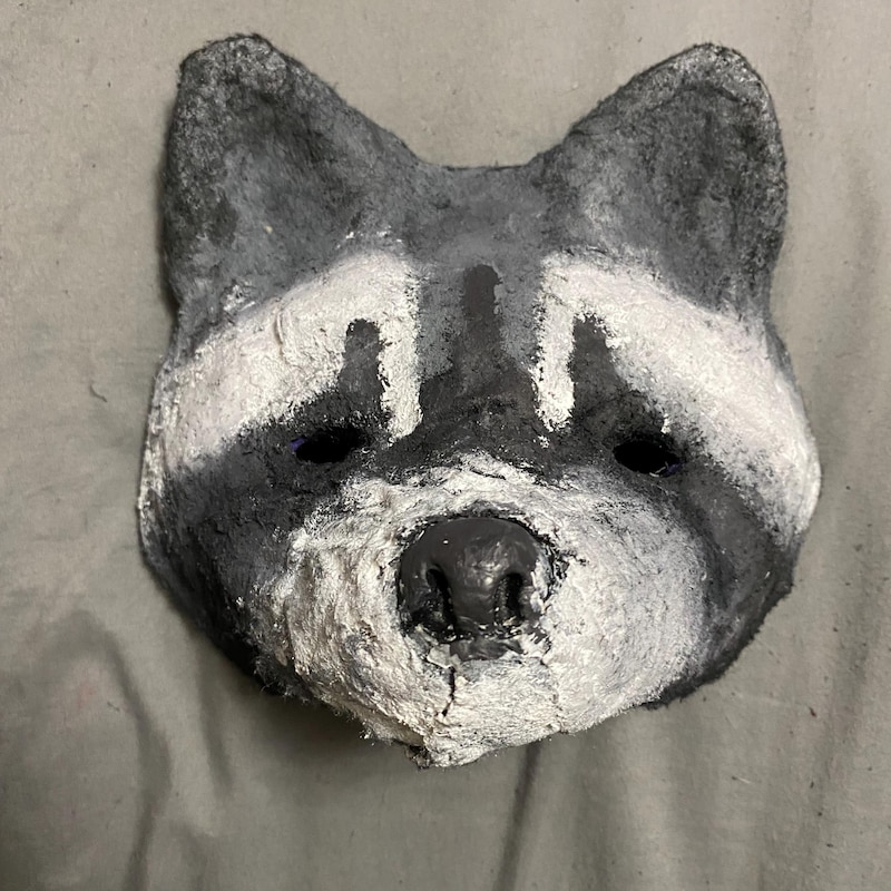 Therian Raccoon Mask - Etsy