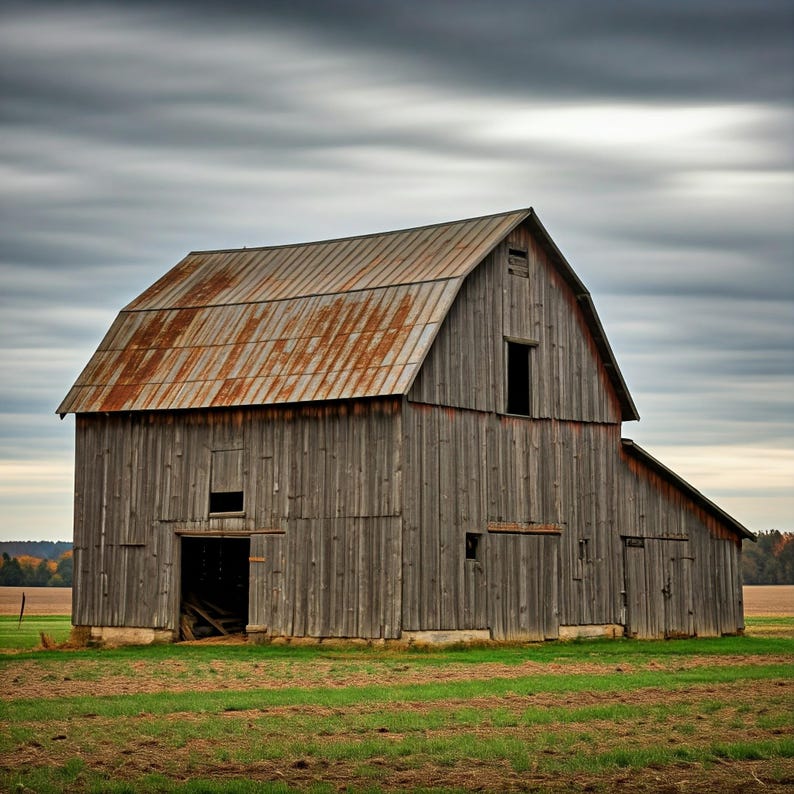 Digital Art, Barn Paintings, Impressionism, Pointillism, Abstract Art ...