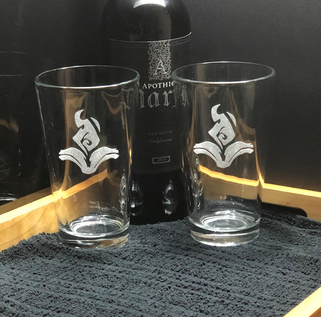 One Pair (2) of League of Legends Mage Champion Pint Glasses. LOL. See ...