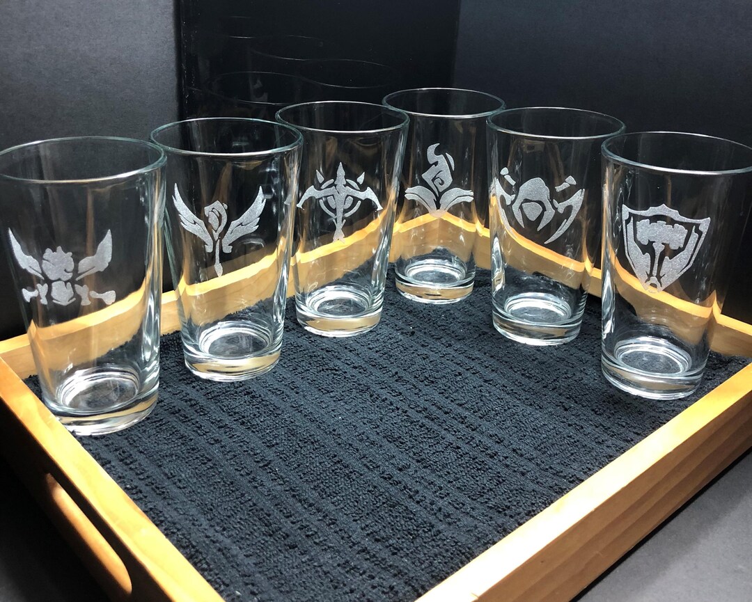 League of Legends Pint Glasses, Set of 6 Character Types. LOL. See ...