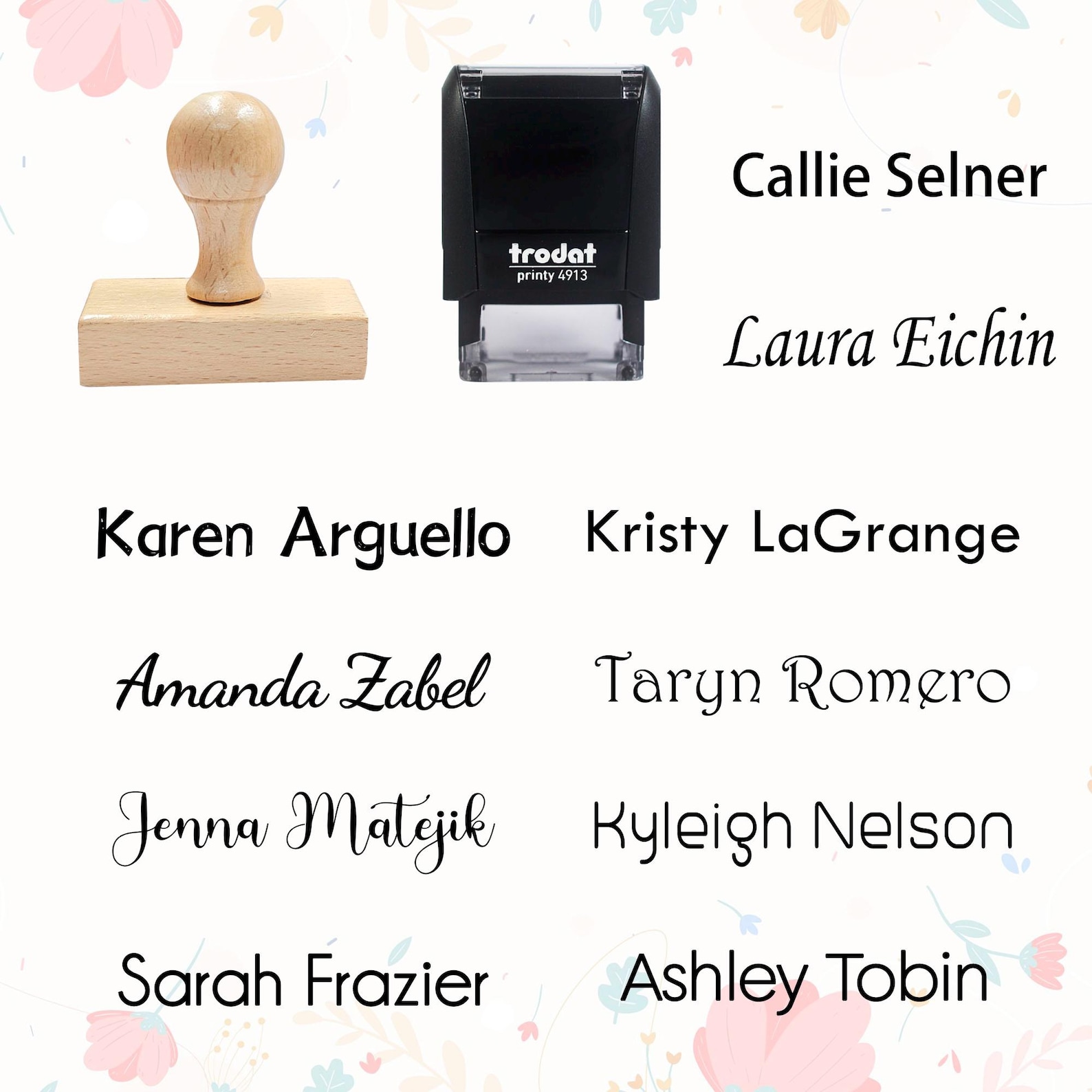 Personalised Name Stamps, Teacher Name Stamp, Signature Stamp, Teacher ...