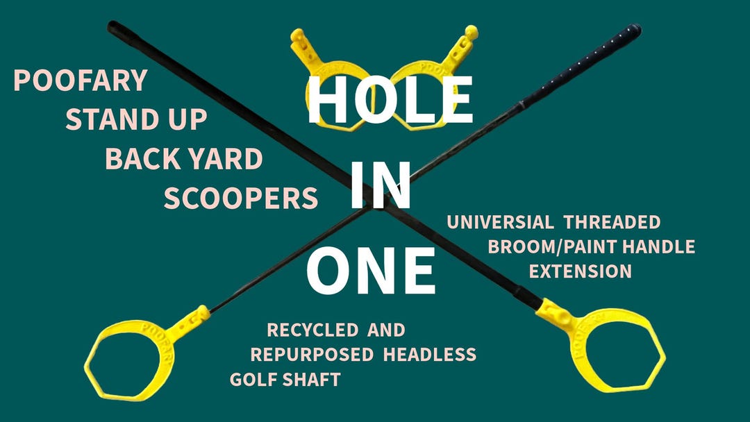 Hole in One, Poofary the Touchless Stand-up Pooper Scooper, No Bending ...