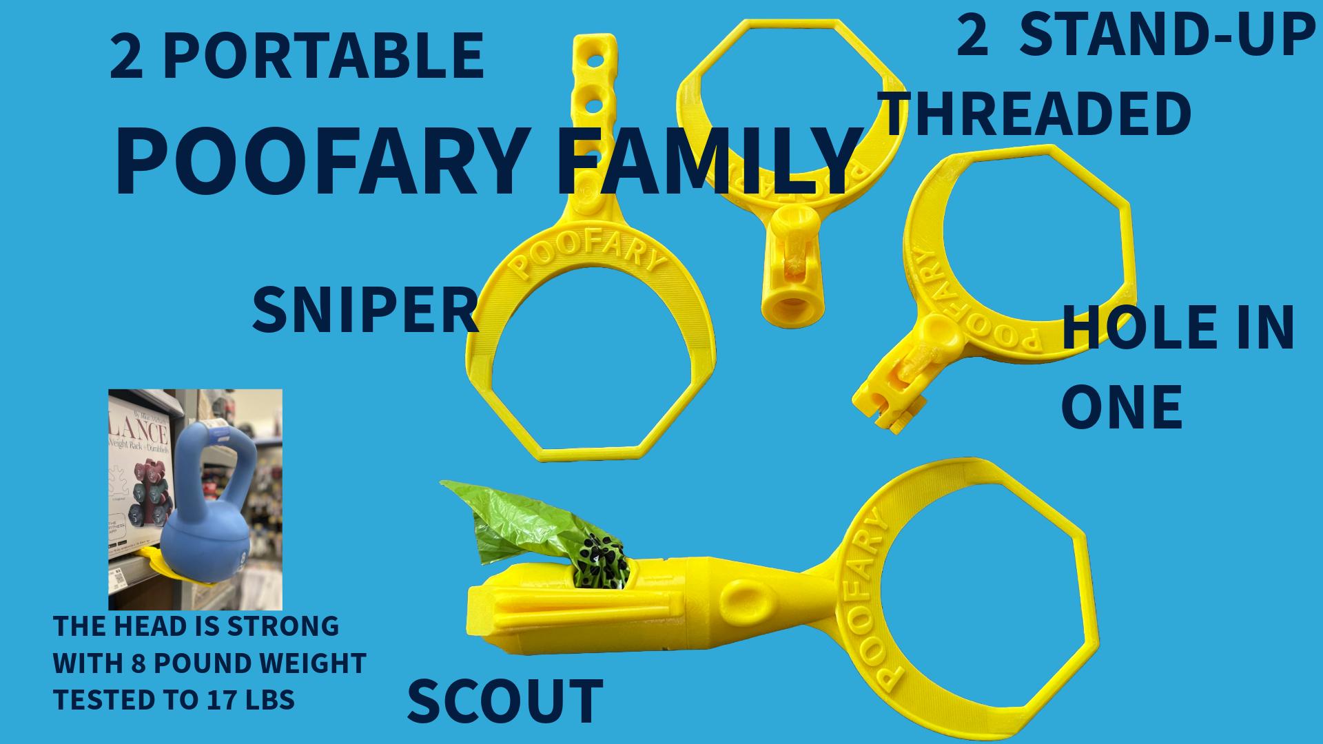 Hole in One, Poofary the Touchless Stand-up Pooper Scooper, No Bending ...