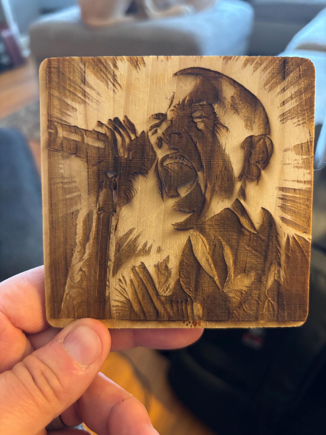 Linkin Park Tribute Wood Art – Handmade Laser Engraved Rock Music Decor ...