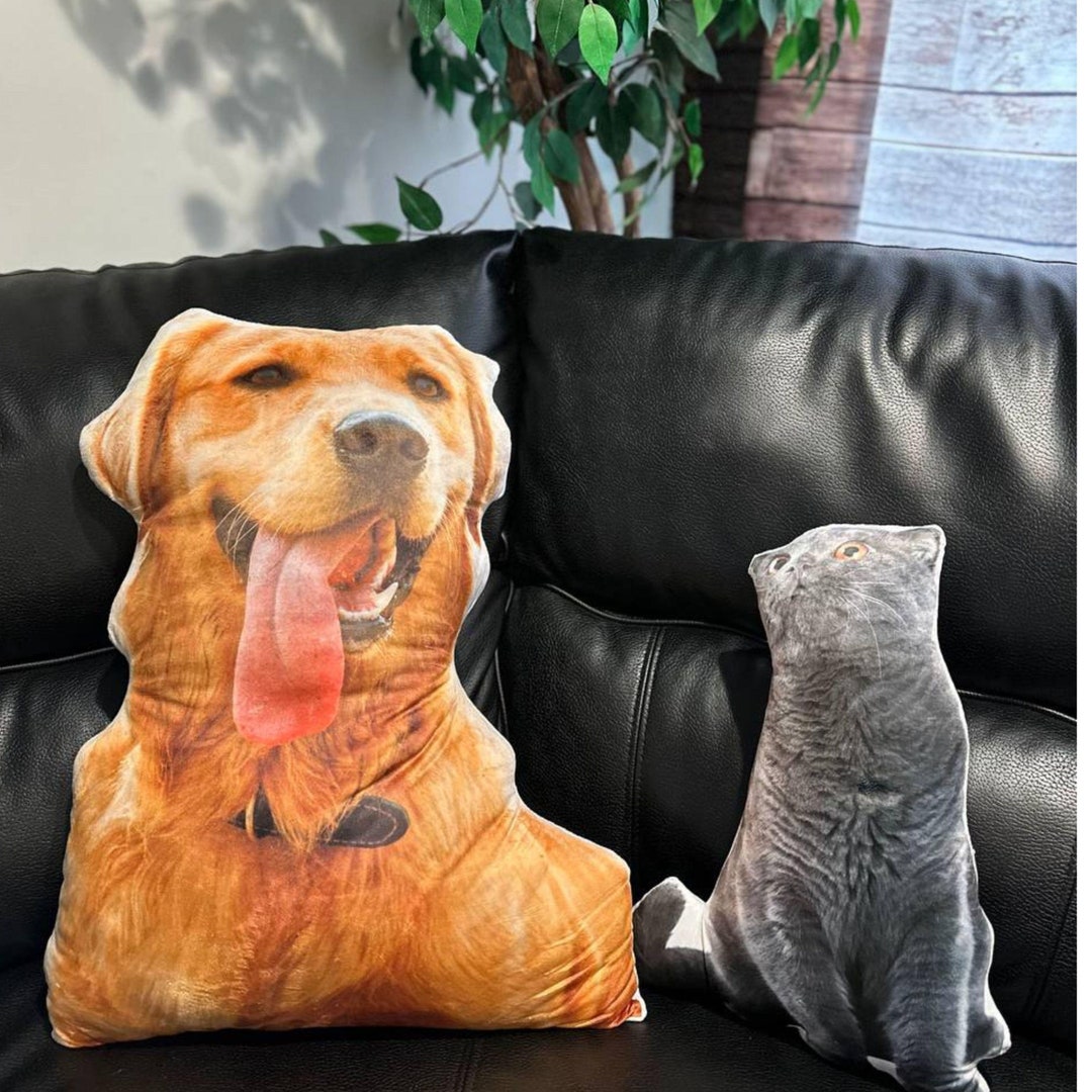 Custom Pet Pillow, Dog Throw Pillow 3D Pillow Pet Photo Pet Cat Pillow ...