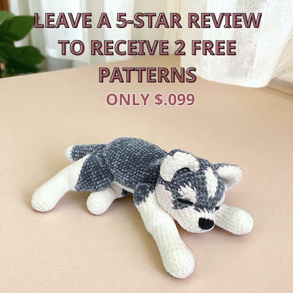 Wolf Plush Pattern - Etsy