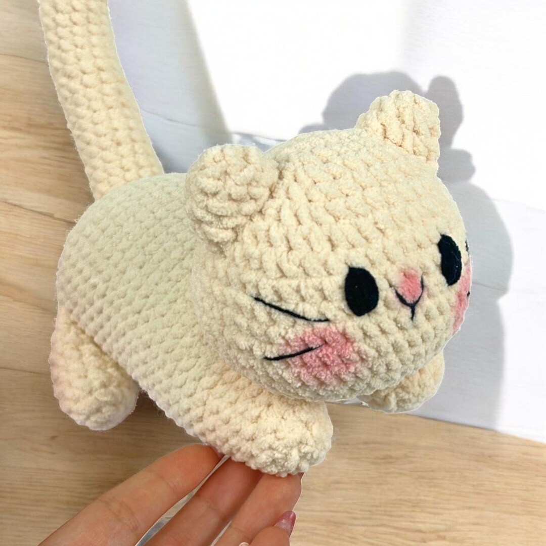 Crochet PATTERN Cat | No Sew Cat Amigurumi Tutorial PDF in English, No ...