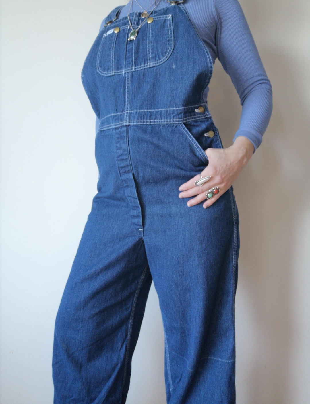 60s Lee Denim Overalls - Etsy