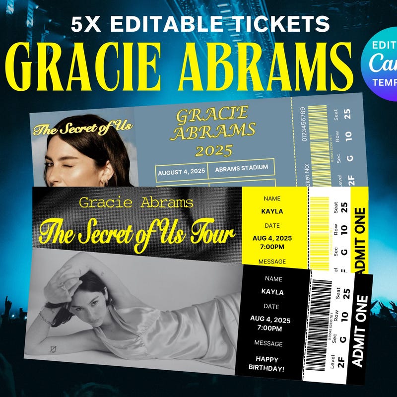 Gracie Abrams Posters Tour - Etsy