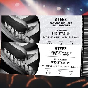 Editable Ateez World Tour Towards the Light: Will to Power Concert ...