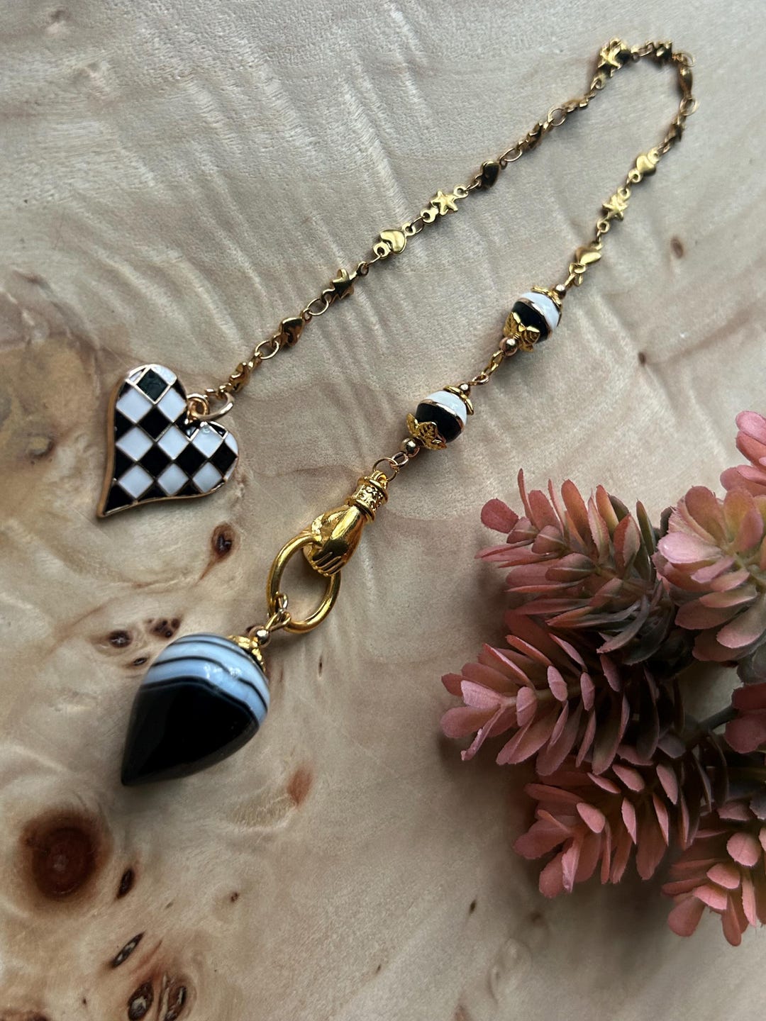 Onyx Drop Pendulum, Dowsing, Divination, Handmade, Personalized ...