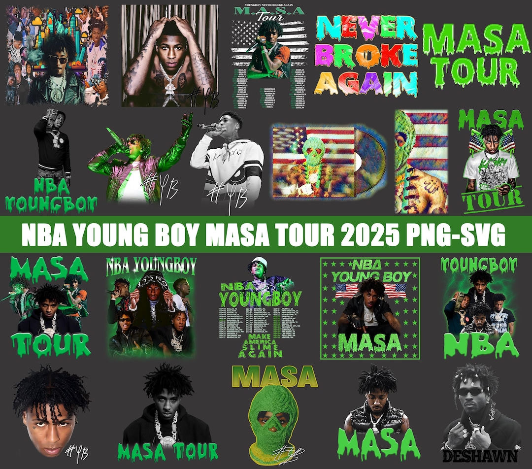 Buy NBA Young Boy Masa Tour 2025 Png-svg Bundle, Masa Tour Png ...