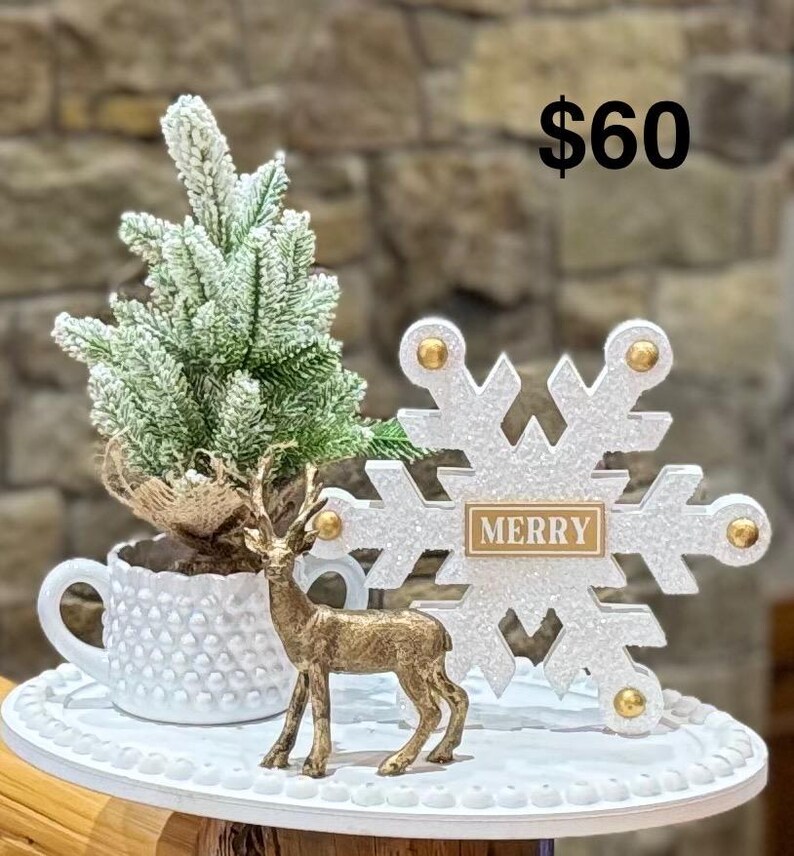 Winter Table Decor/centerpiece - Etsy