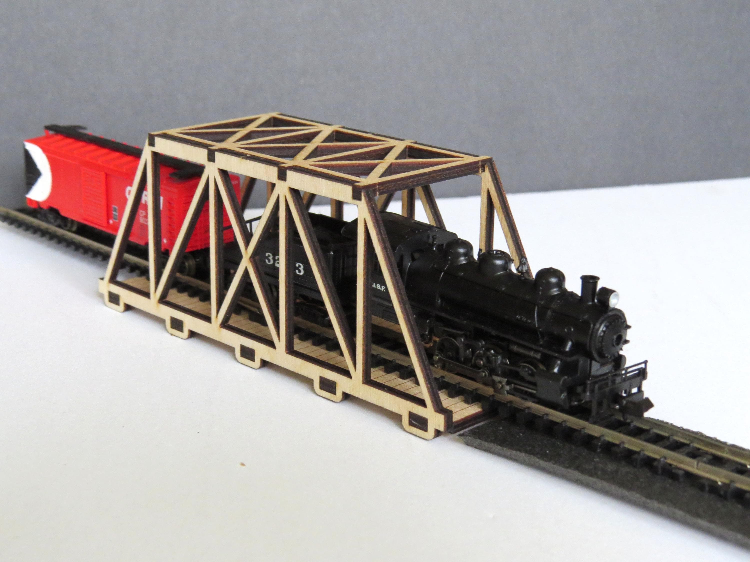 Sr No 114 - Miniature Truss Bridge and Tunnel Portal Set, Single and ...