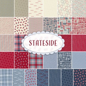 Quilt Throw/ Stateside/ HANDMADE/ Sweetwater Fabrics / Moda/ Patchwork ...