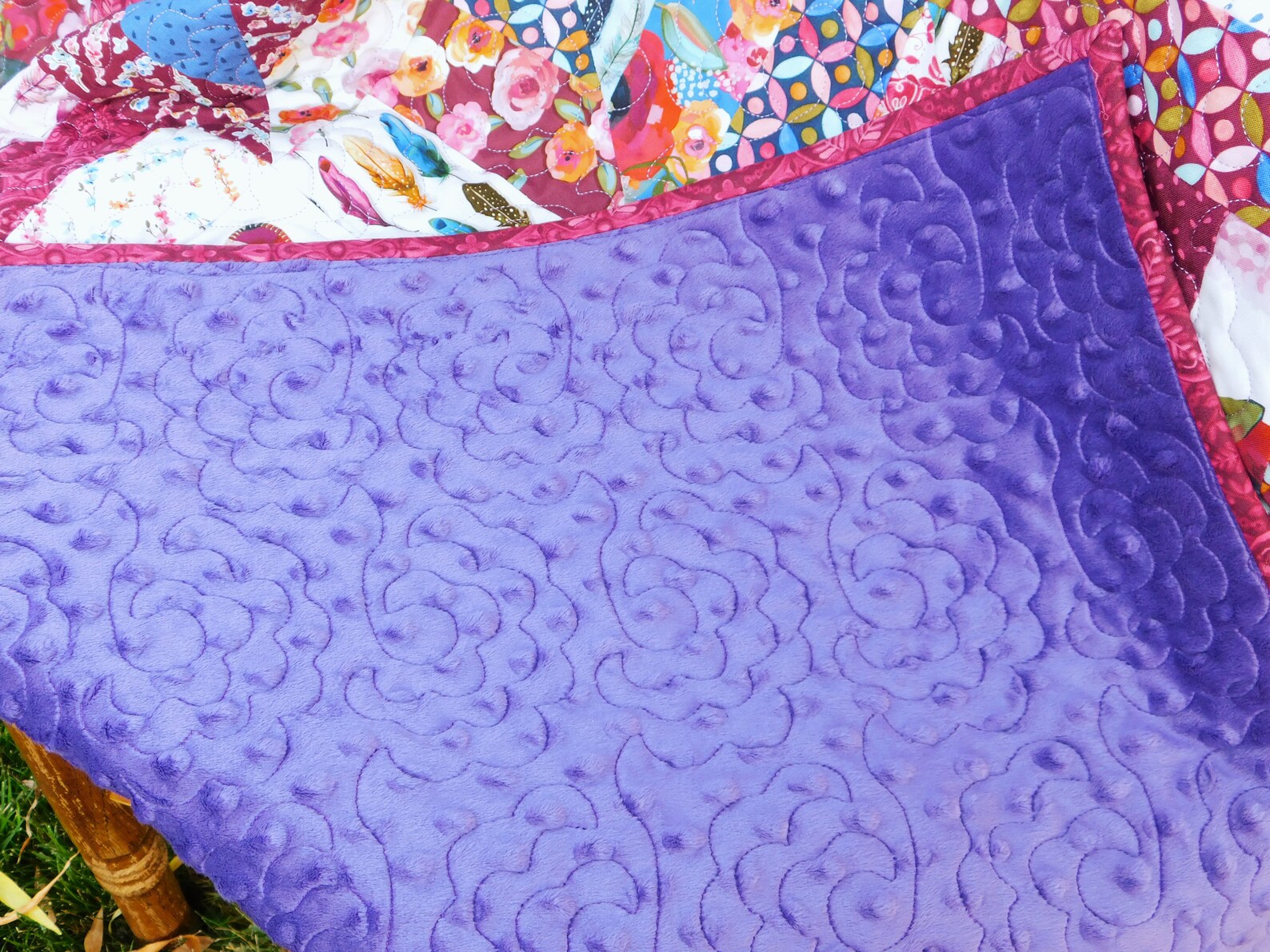 Poppies and Plume/quilt Baby/ Butterflies/crib Quilt/handmade ...