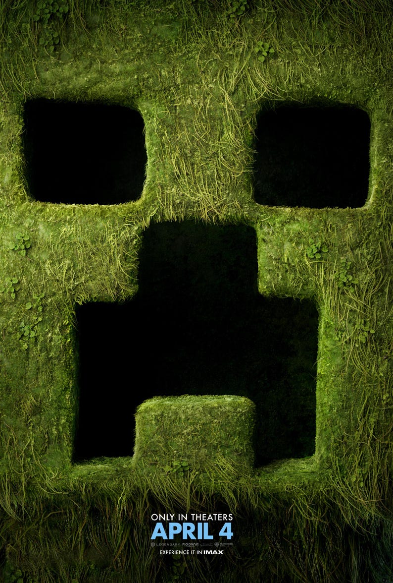 Limited Edition Minecraft Movie Poster 2025!! Instant Download! Print ...